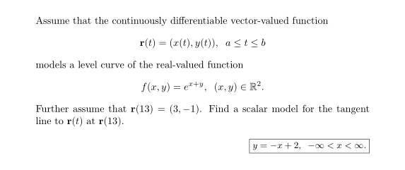 Solved Assume that the continuously differentiable | Chegg.com