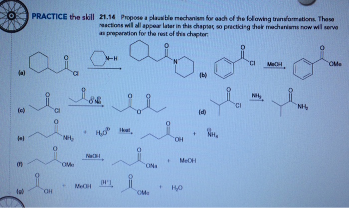 Solved Propose a plausible mechanism for each of the | Chegg.com