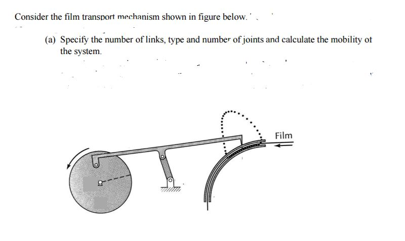 Solved Consider the film transport mechanism shown in figure | Chegg.com