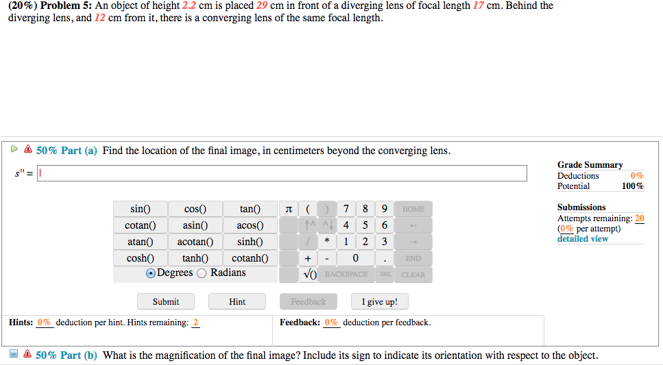 Solved 20 Problem 5 An Object Of Height 2 2 Cm Is Placed Chegg solved-20-problem-5-an-object-of-height-2-2-cm-is-placed-chegg