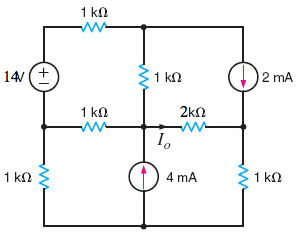 Solved Use loop analysis to find I0 in the network in the | Chegg.com