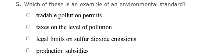 Solved Which of these is an example of an environmental | Chegg.com