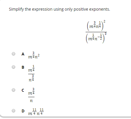 Solved Simplify the expression using only positive | Chegg.com