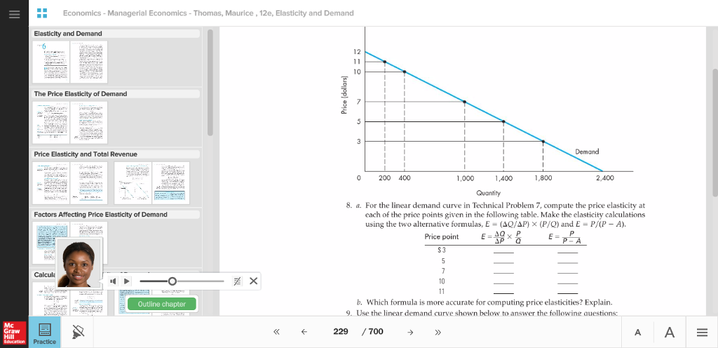 Solved EE EE Economics Managerial Economics Thomas, Maurice | Chegg.com