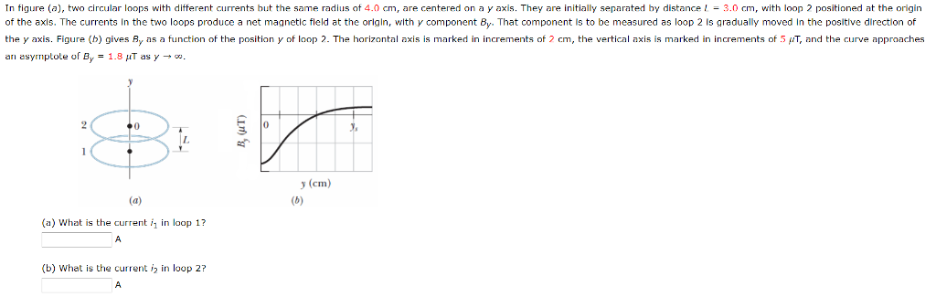 Solved Tn figure (a), two circular loops with different | Chegg.com