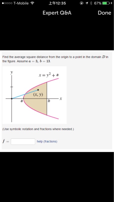 Solved Find the average square distance from the origin to a | Chegg.com