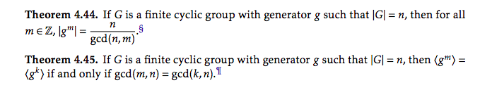 Solved Theorem 444. 1f G is a finite cyclic group with | Chegg.com