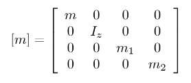 How do I code a matrix transfer function/MDOF system | Chegg.com
