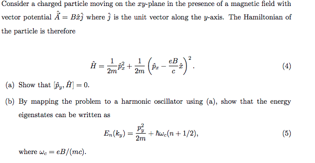 Consider a charged particle moving on the xy-plane in | Chegg.com