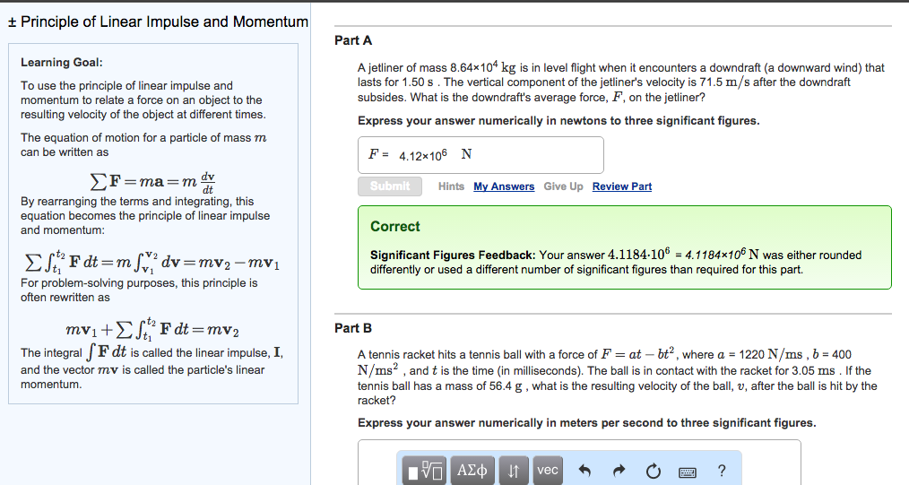 Solved To use the principle of linear impulse and momentum | Chegg.com