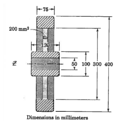 Solved A cross-section view of a steel control wheel is | Chegg.com