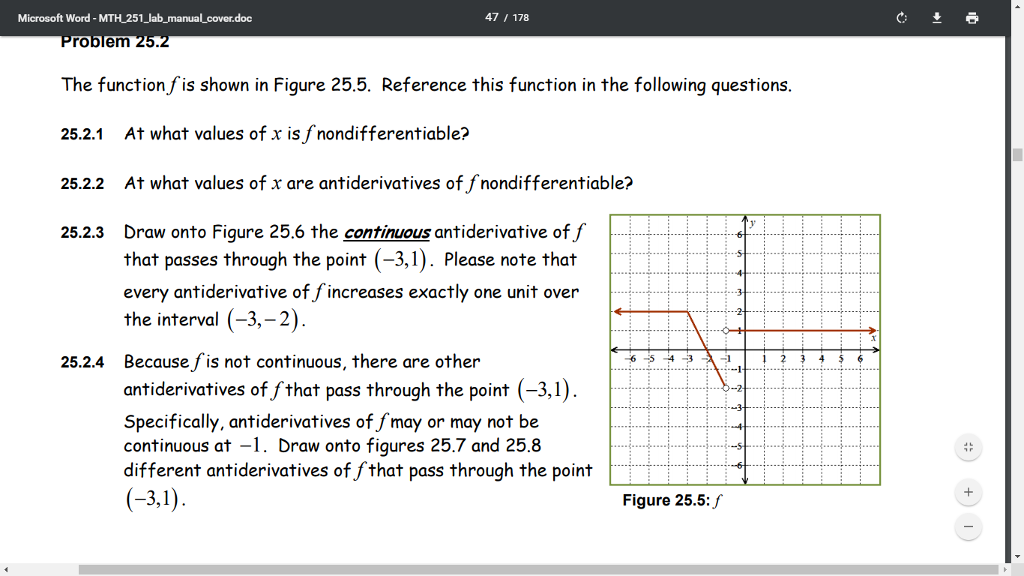 Microsoft Word - MTH 251 lab doc 47/178 roblem The | Chegg.com