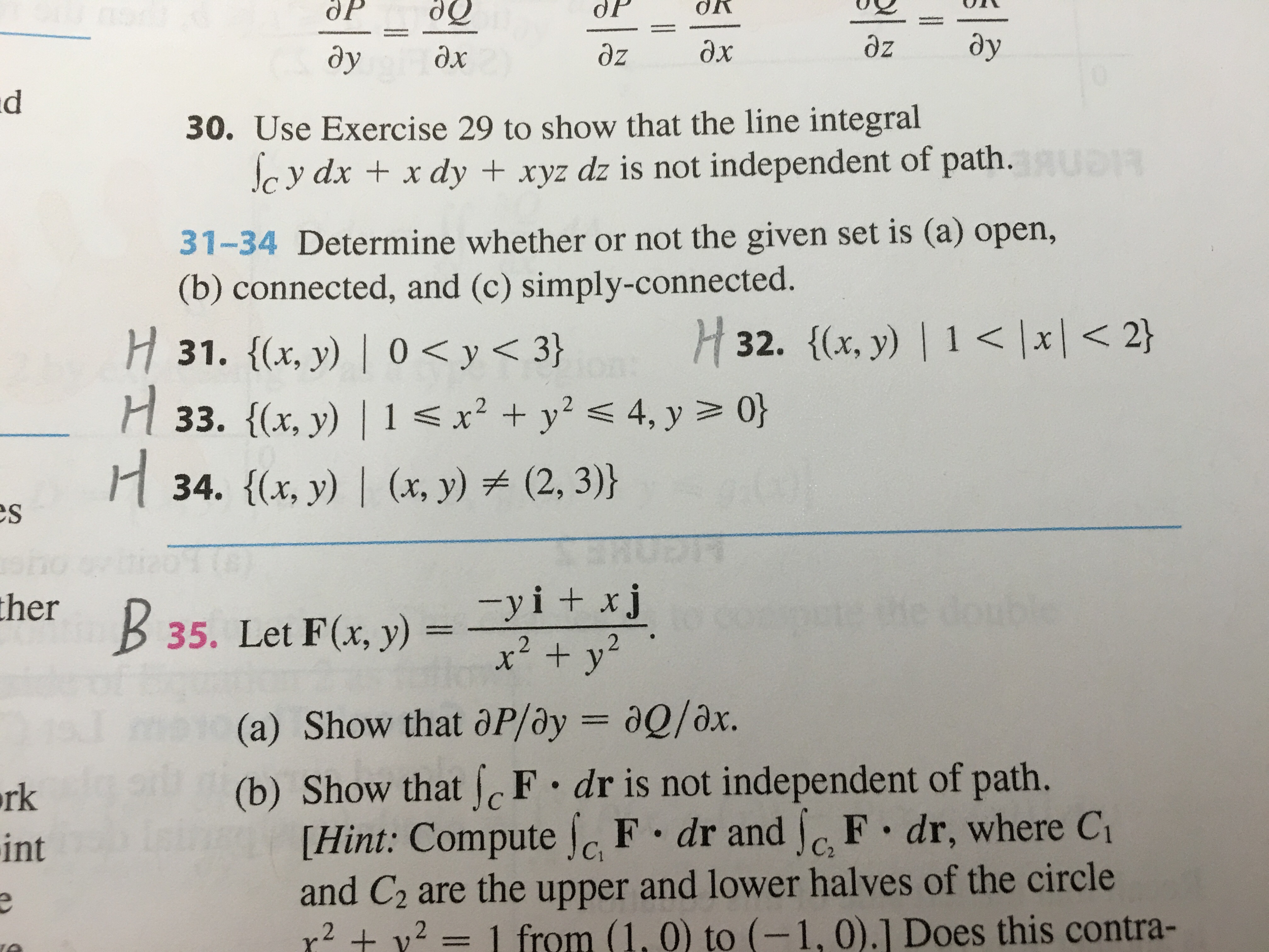 Solved Use Exercise 29 to show that the line integral | Chegg.com