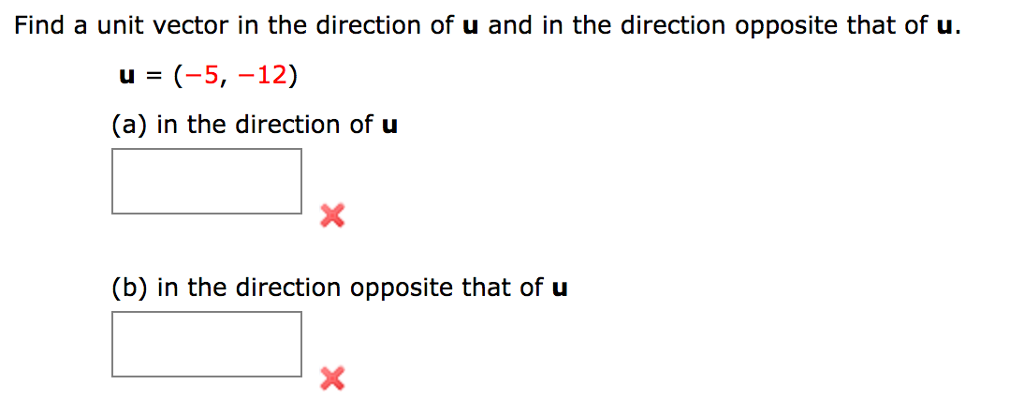 Solved Find a unit vector in the direction of u and in the | Chegg.com