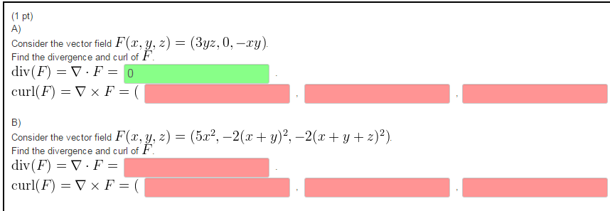 Solved Consider the vector field F(x, y, z) = (3xy, 0, -xy) | Chegg.com