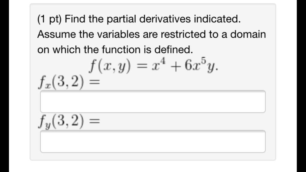 Solved Find the partial derivatives indicated. Assume the | Chegg.com