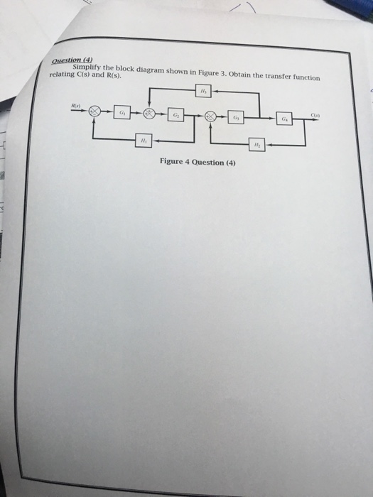 Solved Simplify The Block Diagram Shown In Figure 3 Obtain 