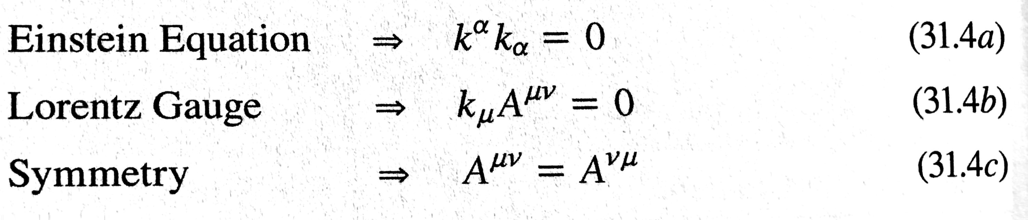 Solved Einstein Equation kaka 0 HV Lorentz Gauge VH Auv | Chegg.com