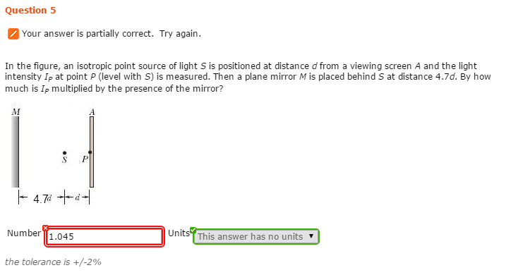 Solved Question 5In the figure, an isotropic point source of | Chegg.com