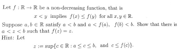 Solved Let f : R arrow R be a non-decreasing function, that | Chegg.com
