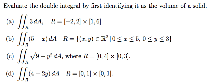 Solved Evaluate the double integral by first identifying it | Chegg.com