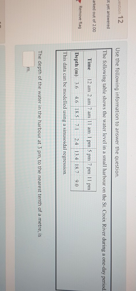 Solved uestion 12 Use the following information to answer | Chegg.com Solved uestion 12 Use the following information to answer | Chegg.com