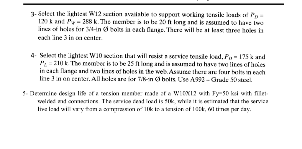 Solved 1 Compute the net area of the following members: PL | Chegg.com