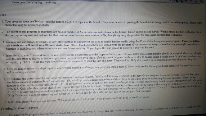 Solved Prog 2: Memory Write a program to play the memory | Chegg.com