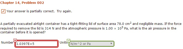 Solved Chapter 14, Problem 002 Your answer is partially | Chegg.com