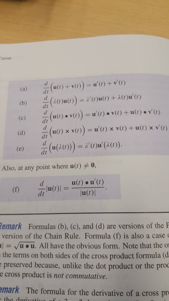 Solved d/dt (u(t) + v(t) = u'(t) + v' (t) d/dt | Chegg.com