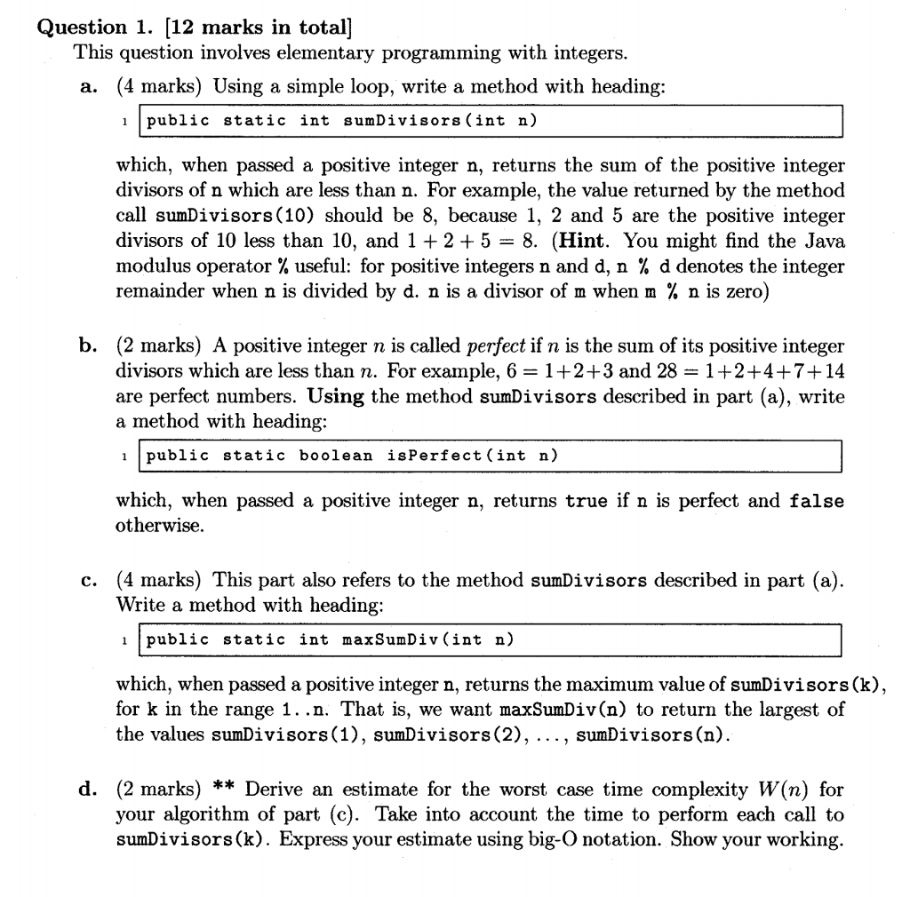 Solved This question involves elementary programming with | Chegg.com