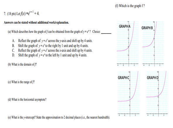 Solved Let F x E x 1 4 a Which Describes How The Chegg solved-let-f-x-e-x-1-4-a-which-describes-how-the-chegg