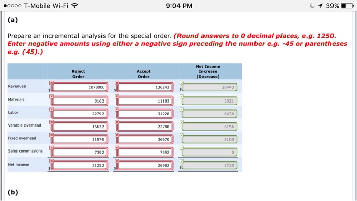 Solved .oooo T-Mobile Wi-Fi令 Assignment 9:04 PM PRINTER | Chegg.com
