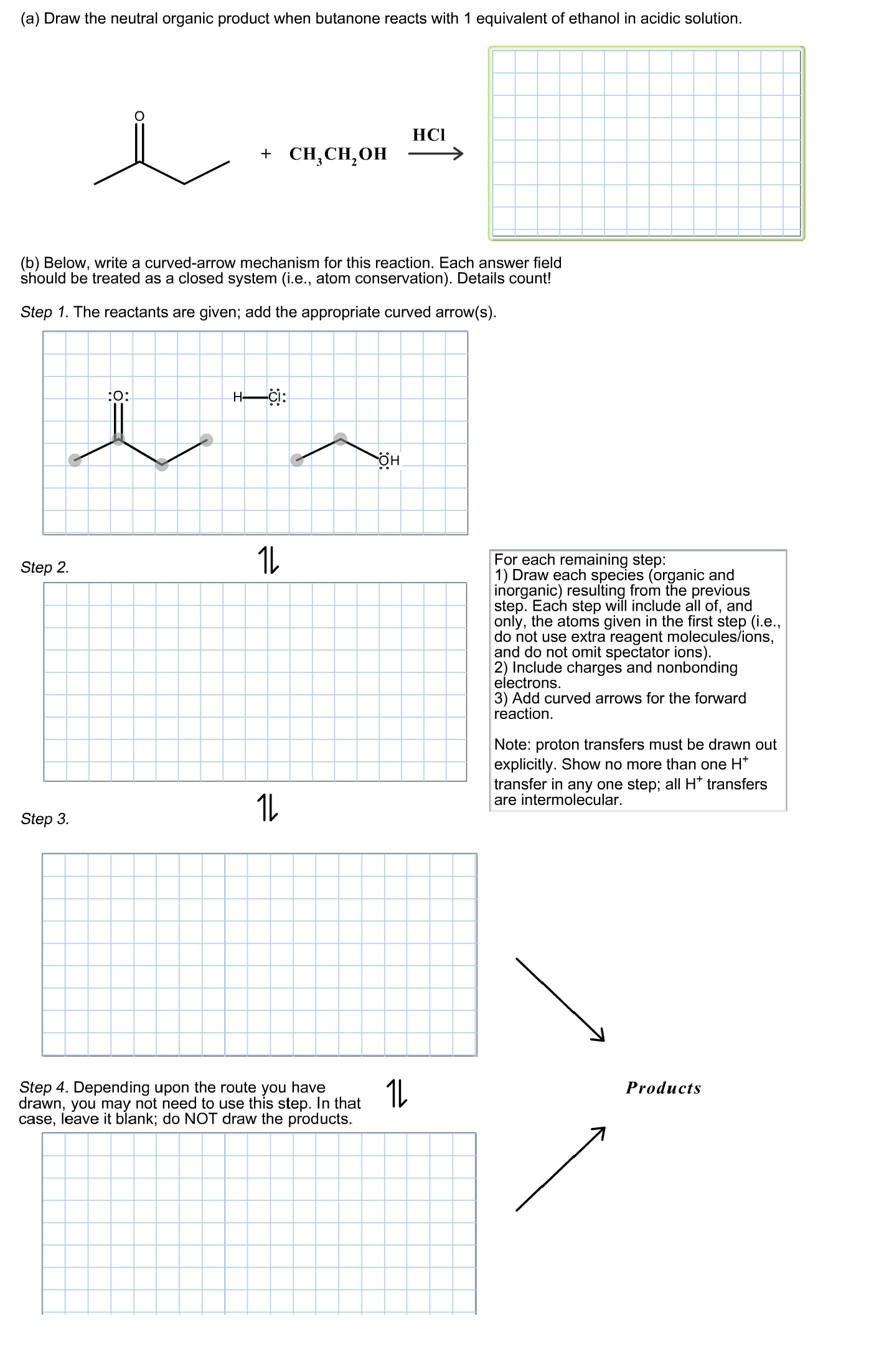 Solved Draw the neutral organic product when butanone reacts | Chegg.com