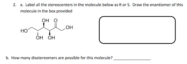 Solved Label all the stereocenters in the molecule below as | Chegg.com