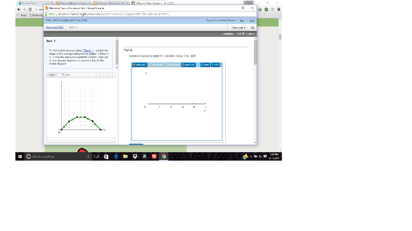 Solved The question is: For the motion diagram given | Chegg.com