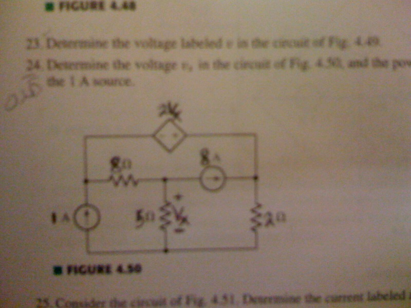 Solved determine the voltage Vx in the circuit of fig 4.50 | Chegg.com