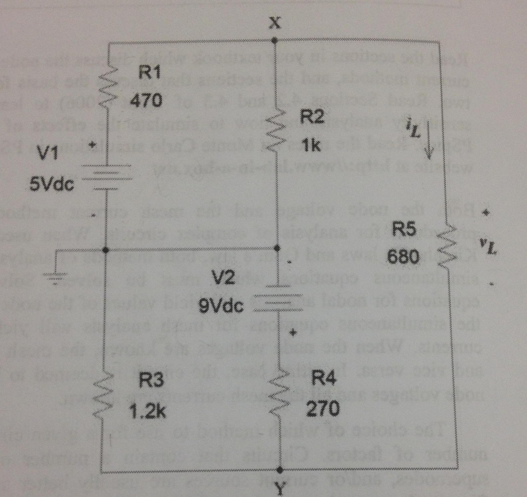 Solved 1. Using either mesh current or node voltage | Chegg.com