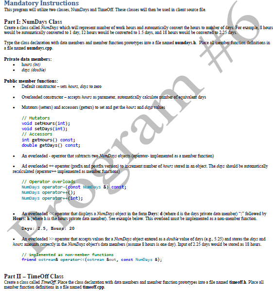 Solved Need help with C++ program please have instructions | Chegg.com
