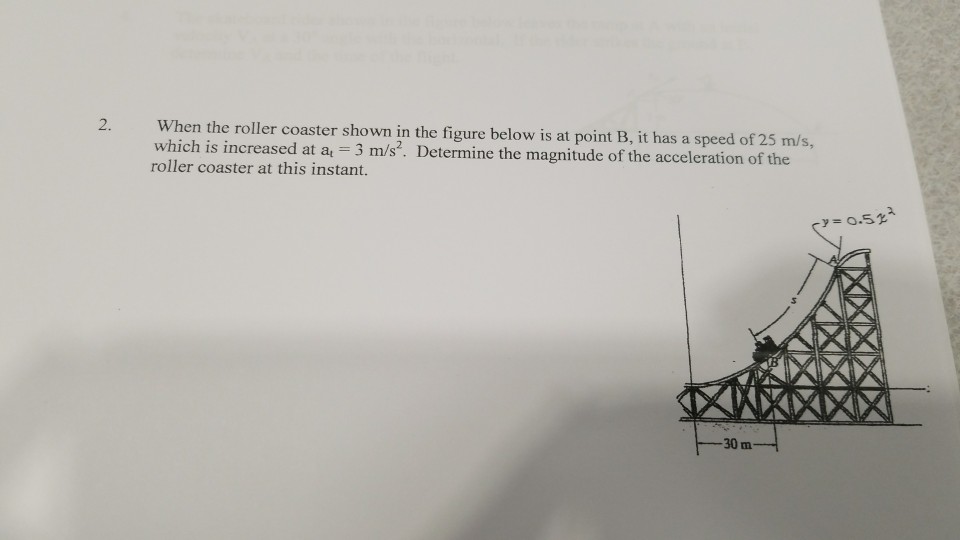 Solved When the roller coaster shown in the figure below is | Chegg.com