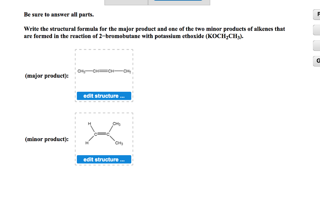 Solved Be sure to answer all parts. Write the structural | Chegg.com