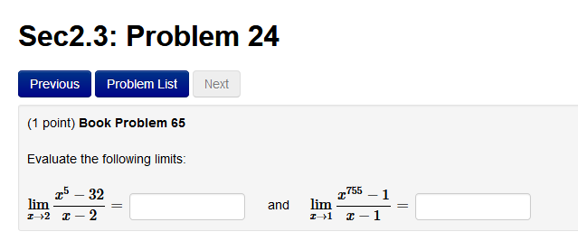 Solved Sec2.3: Problem 24 Previous | Problem List (1 point) | Chegg.com