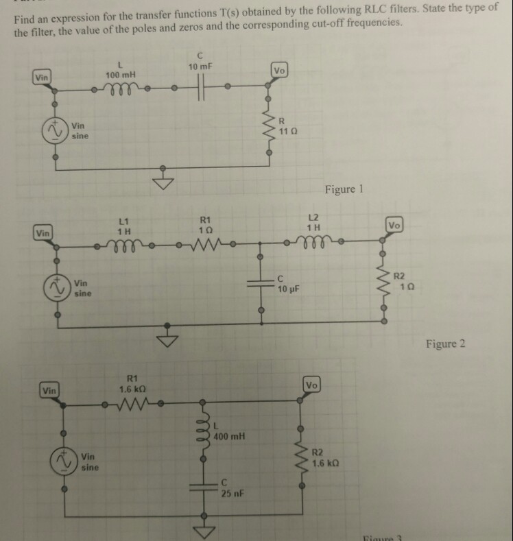 Solved Find an expression for the transfer functions T(s) | Chegg.com Solved Find an expression for the transfer functions T(s) | Chegg.com