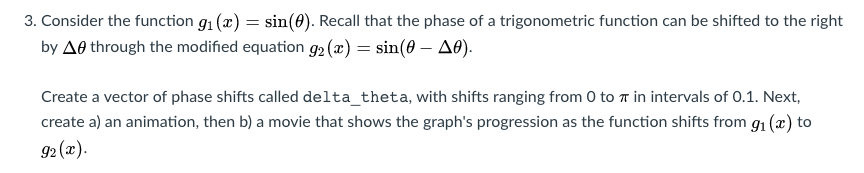 Solved Consider the function g_1(x) = sin(theta). Recall | Chegg.com