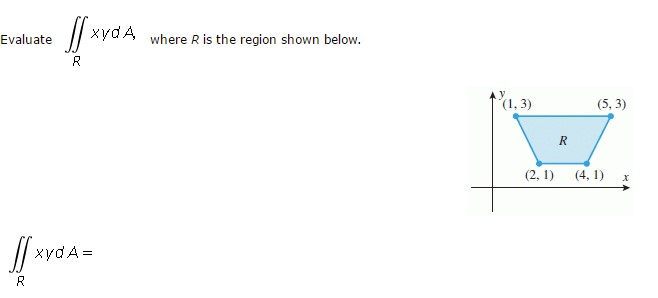 Solved Evaluate integral integral_R where R is the region | Chegg.com