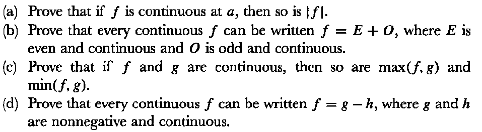 Solved (a) Prove that if f is continuous at a, then so is | Chegg.com