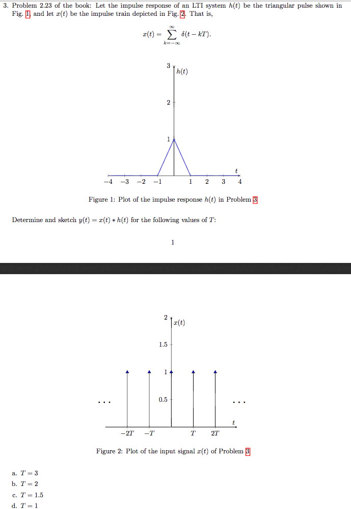 Solved Problem of the book: Let the impulse response of an | Chegg.com