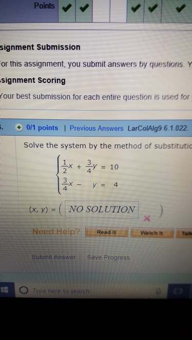 Solved Points signment Submission or this assignment, you | Chegg.com