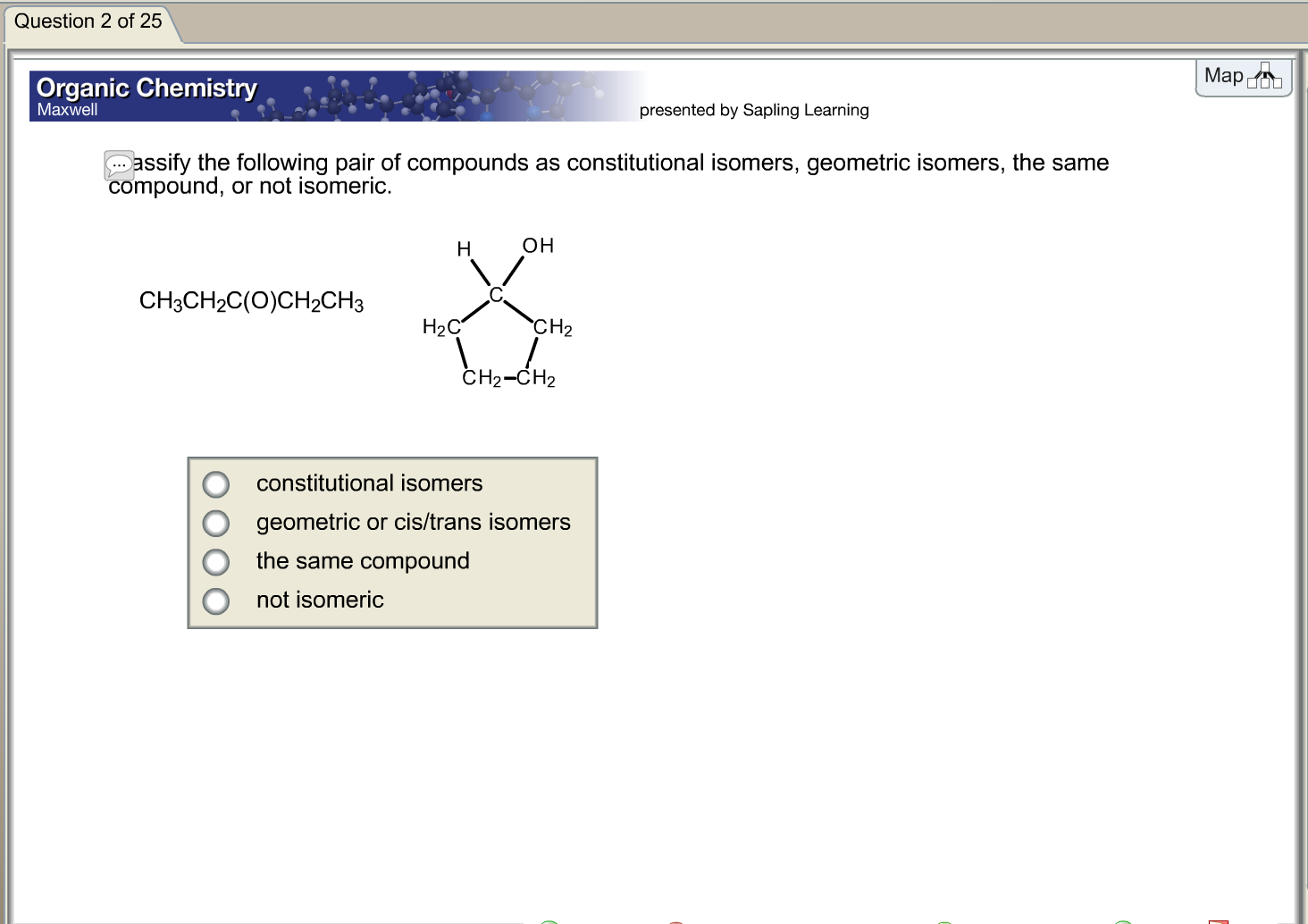 Solved The following pair of compounds as constitutional | Chegg.com