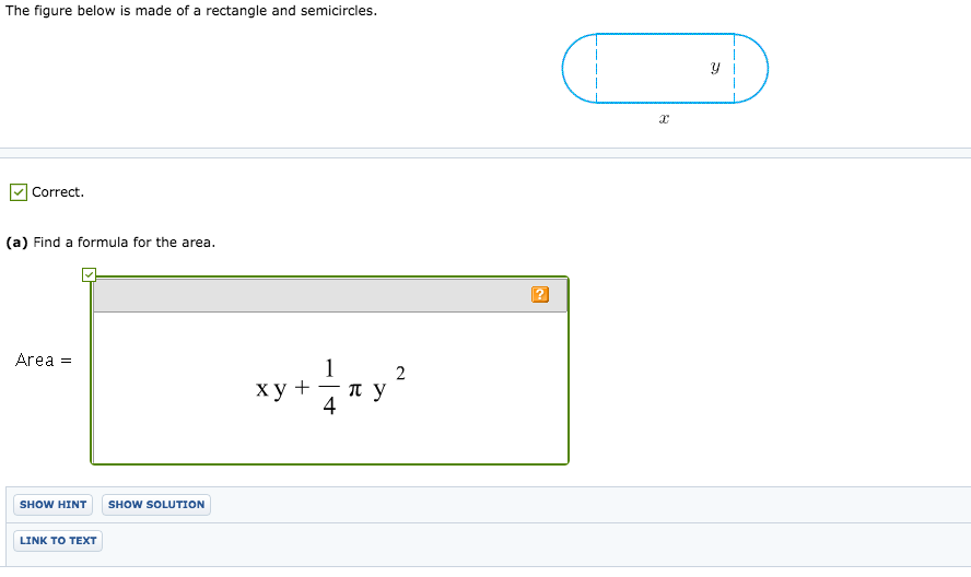 Solved The figure below is made of a rectangle and | Chegg.com
